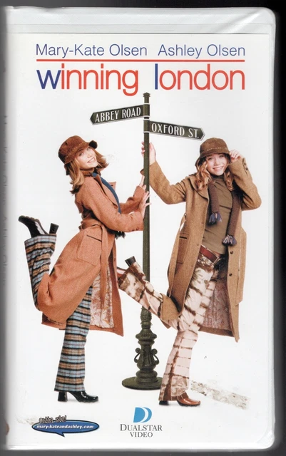 MARY-KATE & ASHLEY Olsen Winning London VHS Tape in Original Clamshell ...