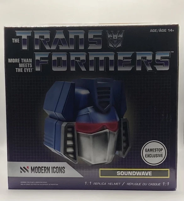 HASBRO MODERN ICONS Transformers Soundwave Decepticon Replica Helmet ...