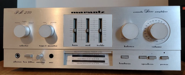 MARANTZ PM250 STEREOPHONIC Amplifier (1980-81) £210.00 - PicClick UK