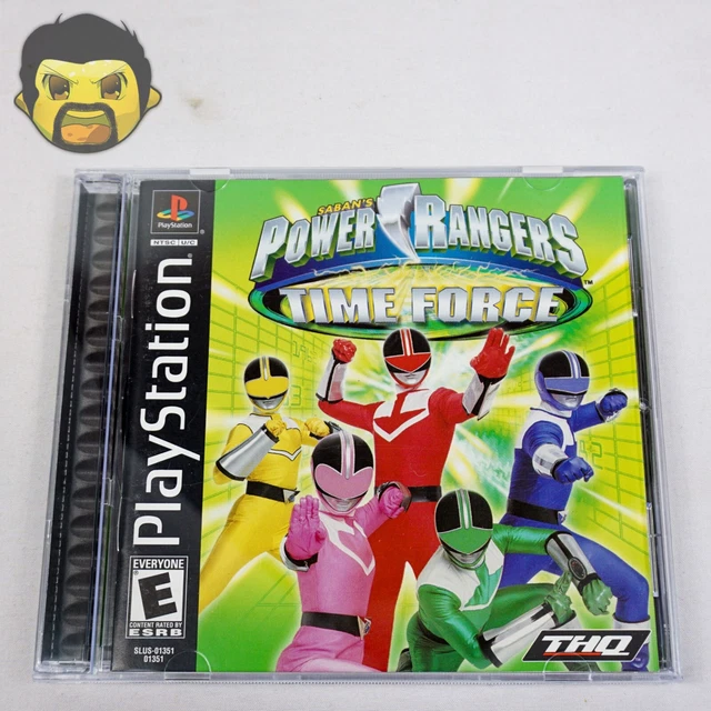 SABANS POWER RANGERS Time Force PS1 CIB (Sony PlayStation 1, 2001 ...