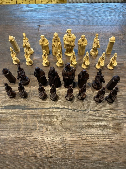 VINTAGE 1980'S CHESS pieces. Henry VIII characters. £60.00 - PicClick UK