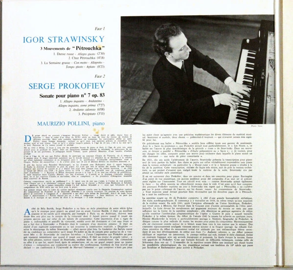 IGOR STRAVINSKY / Sergei Prokofiev Maurizio Pollini Pétrouchka (3 ...