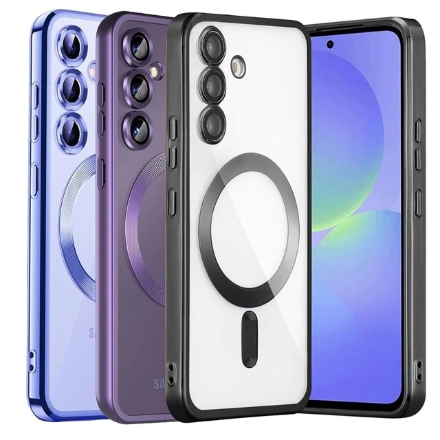 FOR SAMSUNG GALAXY A36 A56 A16 5G Plating MagSafe Magnetic TPU Clear ...