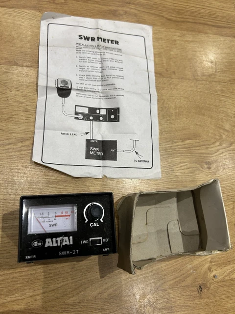 VINTAGE RECE ORIGINAL SWR Meter For Cb Radio Model SWR – 2T Inbox ...