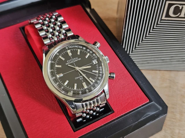 CITIZEN RECORD MASTER RMOS52802-Y Vintage Chronograph Watch $1,700.00 ...