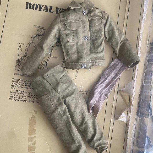 VINTAGE ACTION MAN Royal Engineers Carded Uniform Palitoy 1980S Original £89.00 - PicClick UK
