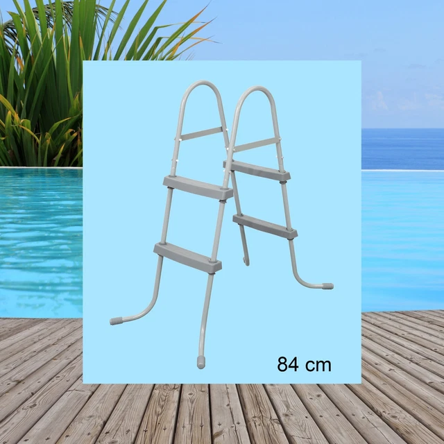 BESTWAY LEITER 84CM Poolleiter Sicherheitsleiter Pool Einstieg Treppe ...