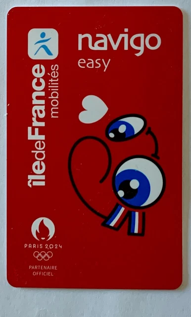 PASS NAVIGO EASY Edition JO PARIS 2024 édition limitée EUR 12,50 ...