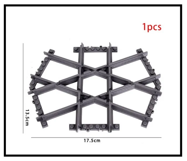 CITY TRAINS TRACK Crossing 3 way rail :Compatible with Lego train track ...