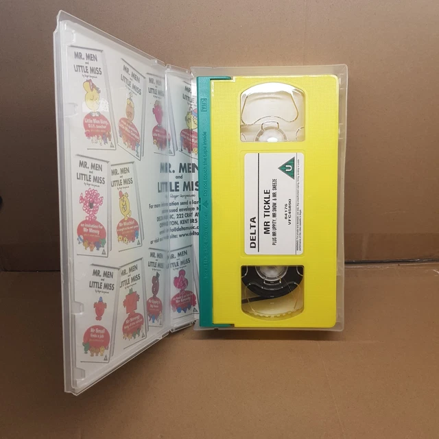 MR. MEN MR tickle - Mr uppity, Mr snow & Mr sneeze - Arthur Lowe VHS ...