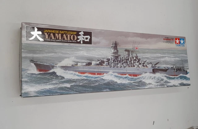 EXTRA LARGE TAMIYA Yamato Battleship 1:350 Scale Model Kit £66.00 ...