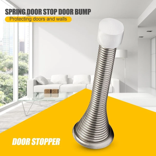 SPRING DOOR STOP Anti Collision Protective Door Stopper for Doors and ...
