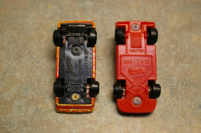 VINTAGE 1989 MATTEL Hot Wheels Micro Color Racers Hill Climber Set 4077 ...