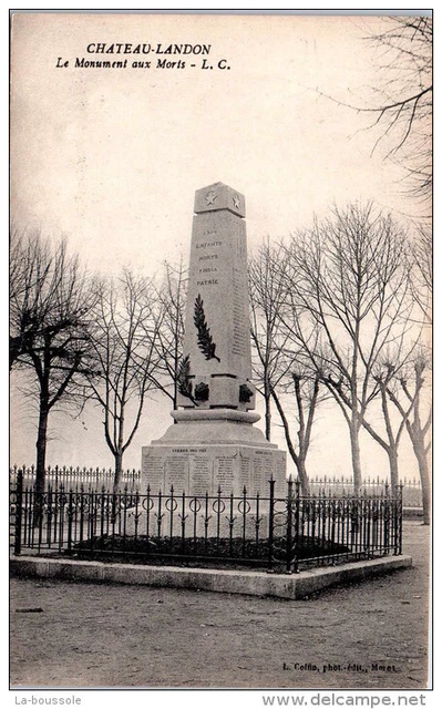77 CHATEAU LANDON - le monument aux morts EUR 4,00 - PicClick FR