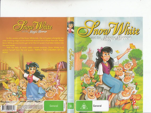SNOW WHITE AND THE MAGIC MIRROR DVD Animated Cartoon - REGION 4 AUST £ ...