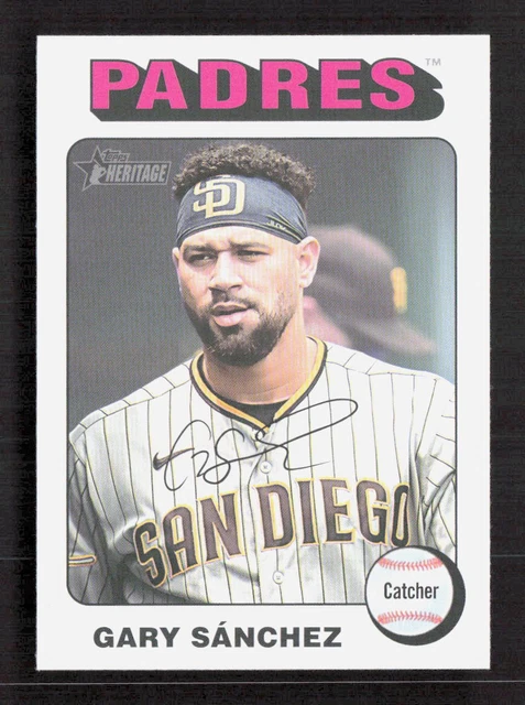 GARY SÁNCHEZ 2024 Topps Heritage #11 bordure blanche parallèle EUR 11 ...