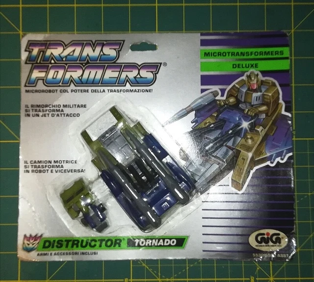 TRANSFORMERS G1 MICROMASTER Distructor Decepticon Roughstuff Tornado ...