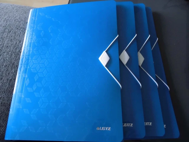 LEITZ 4599 - 4St. Eckspannermappe Einschlagmappe Gummizugmappe ...