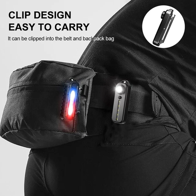 LED RED BLUE Shoulder Police Light Clip Flashing Warning Safety ... LED RED BLUE Shoulder Police Light Clip Flashing Warning Safety ...