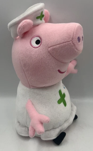 PEPPA PIG TALKING Nurse, Medium Plush Soft Toy £11.95 - PicClick UK