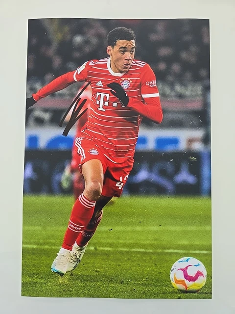 JAMAL MUSIALA XXL Autogramm Signiert Autograph Signed Original A4 ...