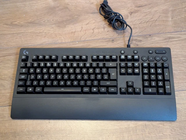 FAULTY LOGITECH G213 Prodigy gaming keyboard LightSync RGB keys black ...