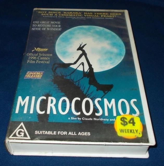 MICROCOSMOS VHS PAL Claude Nuridsany $22.99 - PicClick AU