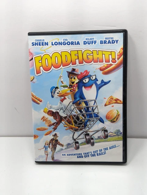 FOODFIGHT - DVD By Charlie Sheen,Eva Longoria,Hilary Duff,Wayne Brady £ ...