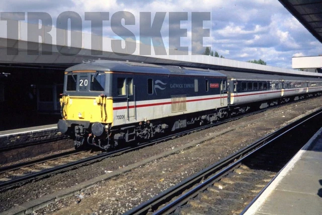 35MM SLIDE BR British Railways Electric Diesel Loco Class 73 73206 1996 ...