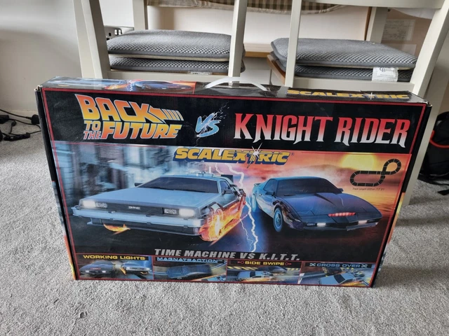 SCALEXTRIC BACK TO the Future vs Knight Rider £70.00 - PicClick UK