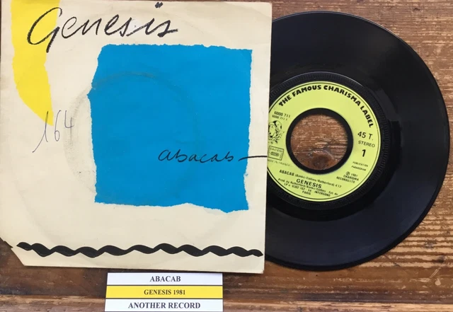VINYL FRENCH SP Genesis Rare 1981 Abacab/Another Record EUR 2,50 ...