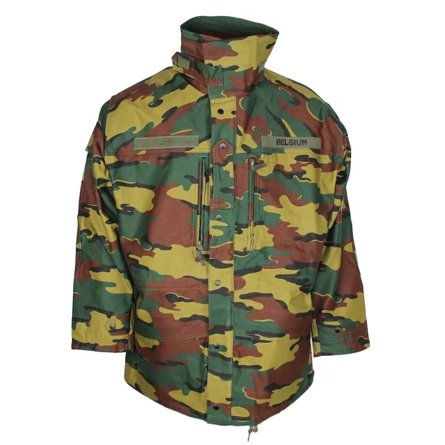 VESTE/PARKA DE COMBAT type guérilla modèle M90 de l'armée BELGE en taille L EUR 55,00 - PicClick FR
