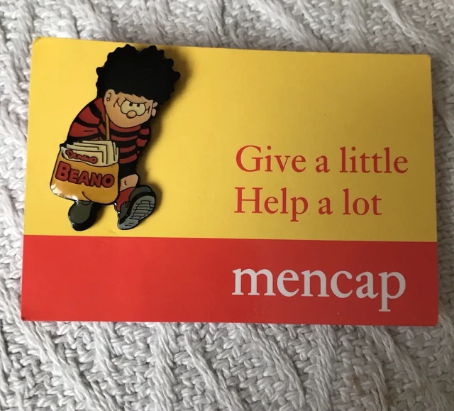 BEANO DENNIS THE Menace Enamel Pin Badge - Mencap Charity £4.00 ...