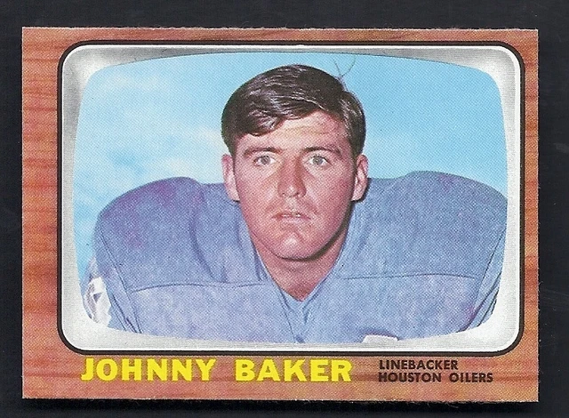 CARTE TOPPS JOHNNY Baker Houston Oilers 1966 #47 EUR 5,56 - PicClick FR