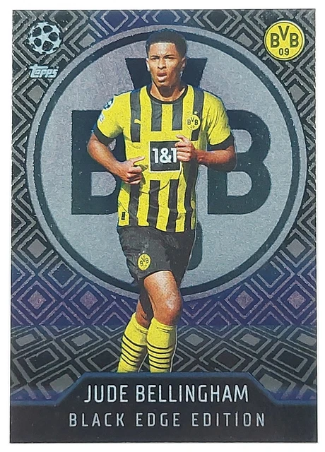 JUDE BELLINGHAM BLACK EDGE EDITION Match Attax 2022/23 No.468 Pack ...