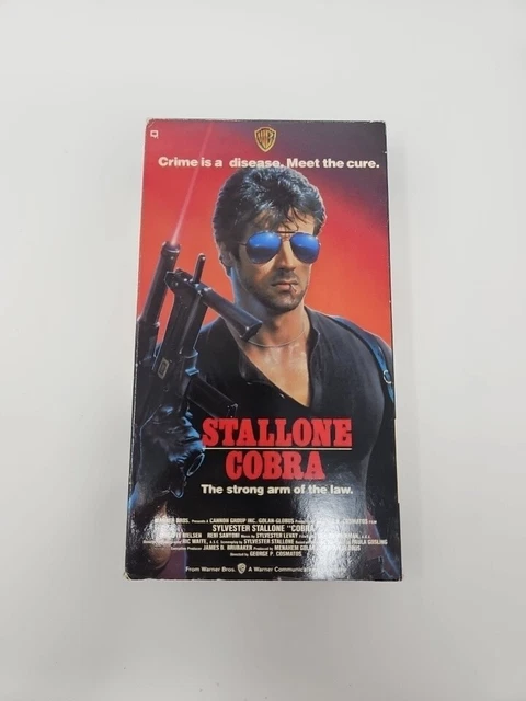 COBRA VHS 1986 Sylvester Stallone Warner Home Video sortie anticipée ...