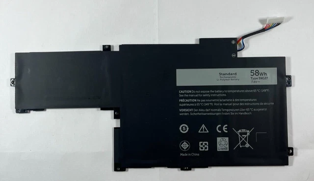 NEW GENUINE DELL Inspiron 14 7437 Li-Polymer Battery 58Wh 7.4V 5Kg27 ...
