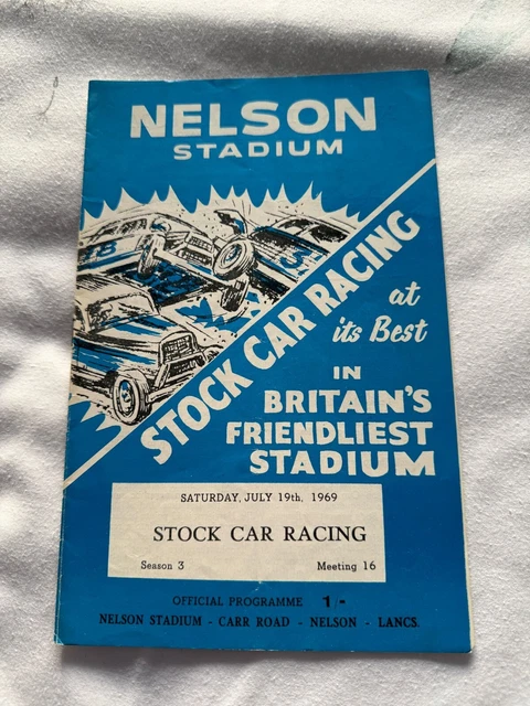 1969 NELSON BRISCA F1 Stock Car Racing Programme - 19/7/1969 £2.99 ...