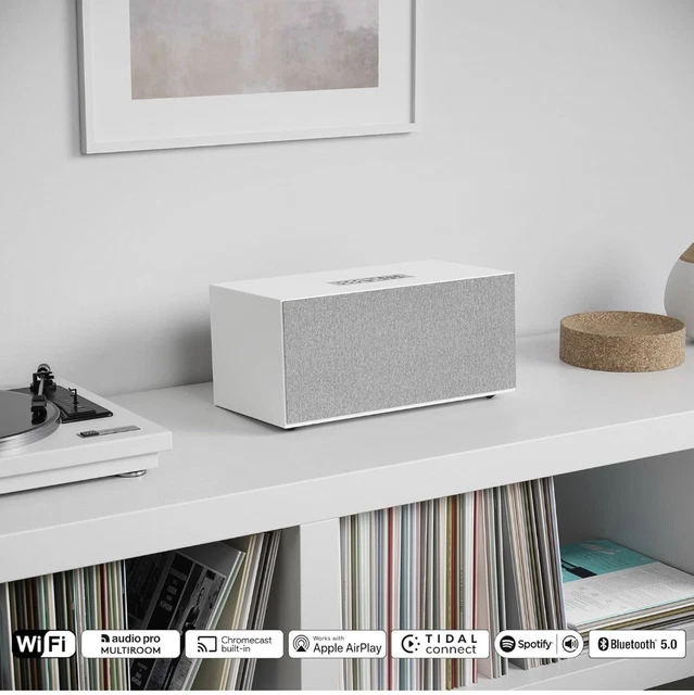 AUDIO PRO C20 WIRELESS BLUETOOTH SPEAKER MULTIROOM SYSTEM -White £214. ...
