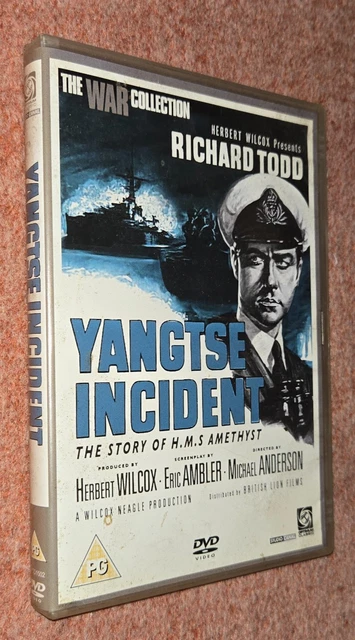 YANGTSE INCIDENT (1957) DVD Richard Todd, The Story of H.M.S. Amethyst ...