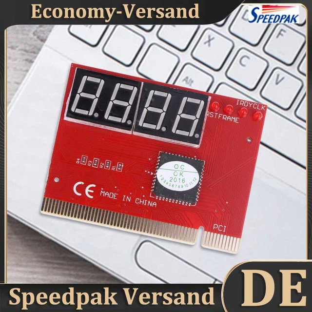PC 4-ZIFFERN-CODE MAINBOARD Motherboard Diagnose Analyzer Tester PCI ...
