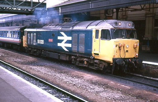 ORIGINAL COLOUR SLIDE of 50020 BR class 50 diesel loco £2.25 - PicClick UK