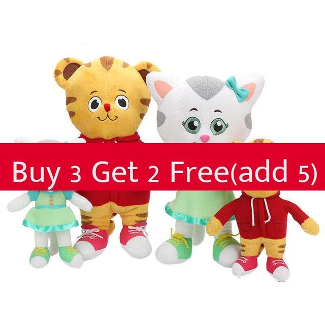 DANIEL TIGERS NEIGHBORHOOD Daniel Tiger And Katerina Kittycat Plush ...