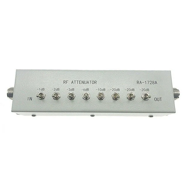 82DB VARIABLE STEP Attenuator 50 OHM for Ham Radio Efficient ...