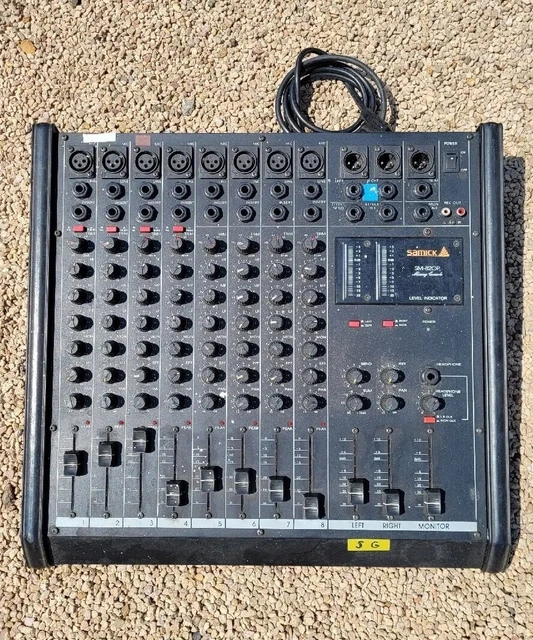 VINTAGE SAMICK SM-820P Mixing Console Table De Mixage EUR 215,00 - PicClick FR