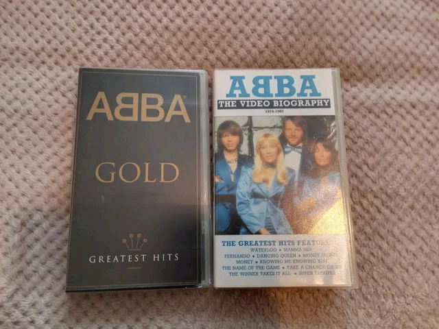 ABBA GOLD & ABBA The Video Biography - Vintage VHS Music Video Cassette ...