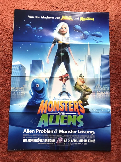 MONSTERS VS ALIENS Kinoplakat Poster A1, Dreamworks, Animation EUR 3,90 - PicClick DE