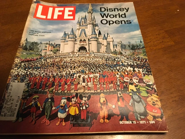 LIFE MAGAZINE OCTOBER 15 1971 Disney World Opens. £4.84 - PicClick UK