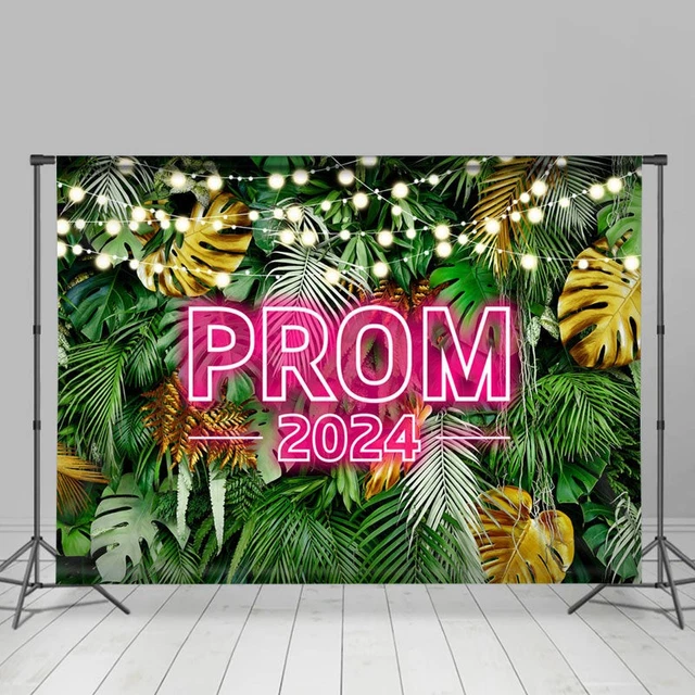 JUNGLE GREEN LEAVES Plant Lights Prom Party Backdrop $37.90 - PicClick AU