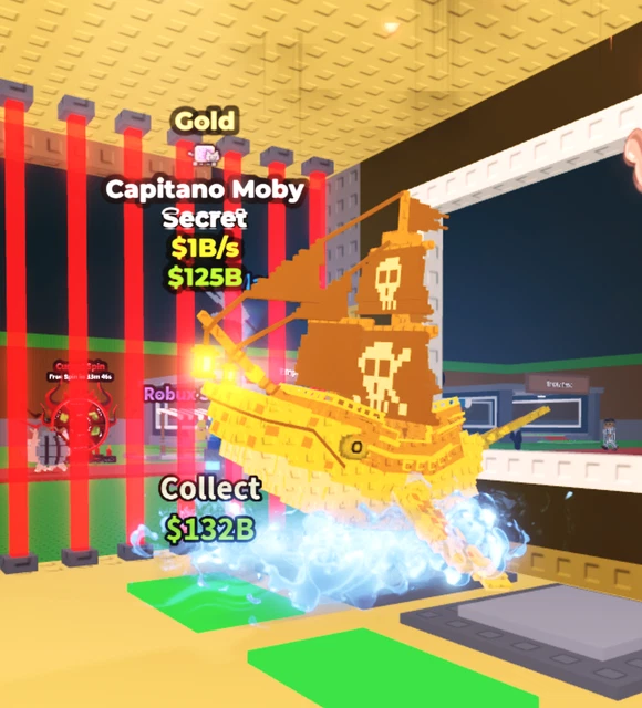 STEAL A BRAINROT 1B/s Capitano Moby Gold 🔥 FAST DELIVERY 🔥 SAB $94.96 ...